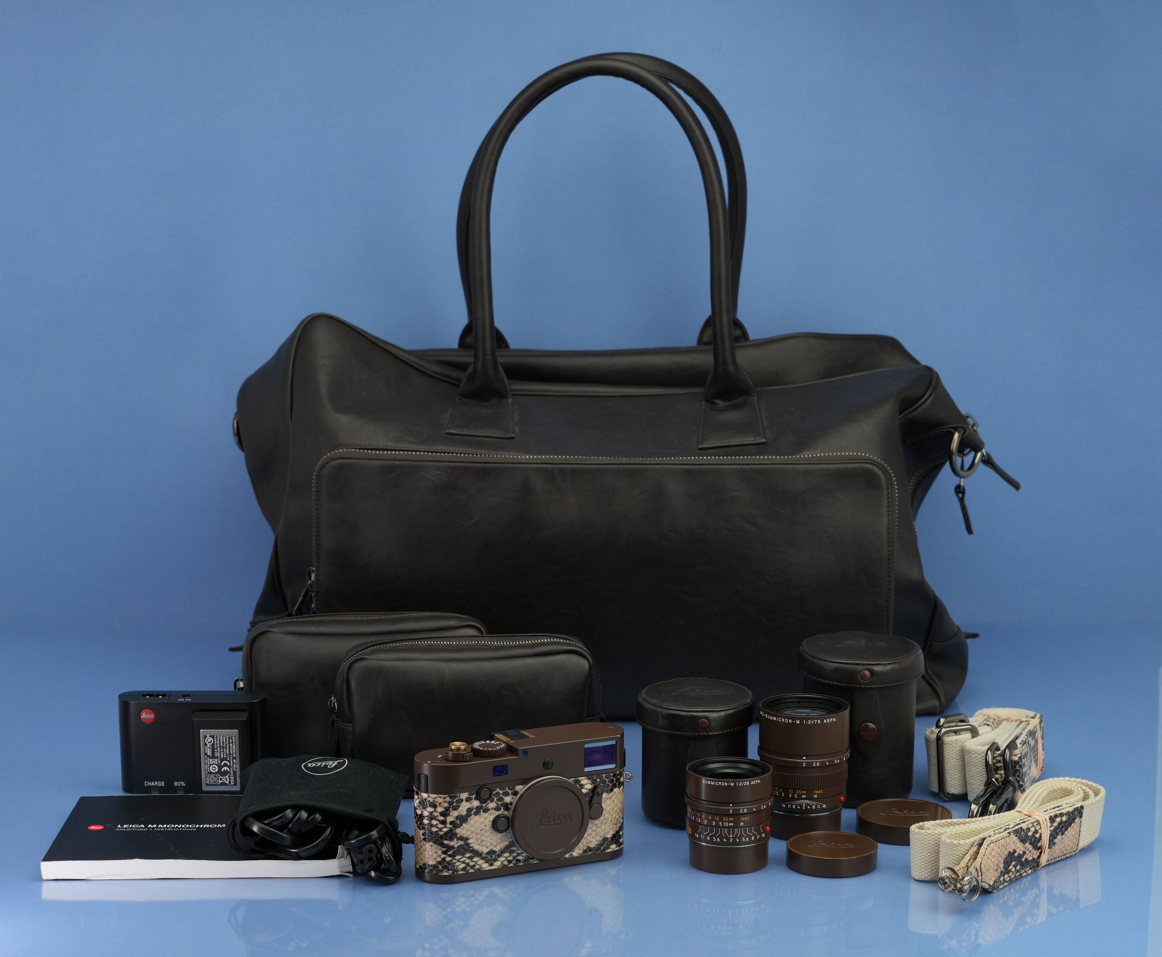 LEICA LENNY KRAVITZ M MONOCHROM DRIFTER PROTO N03/05 CAMERA SET FROM T ...