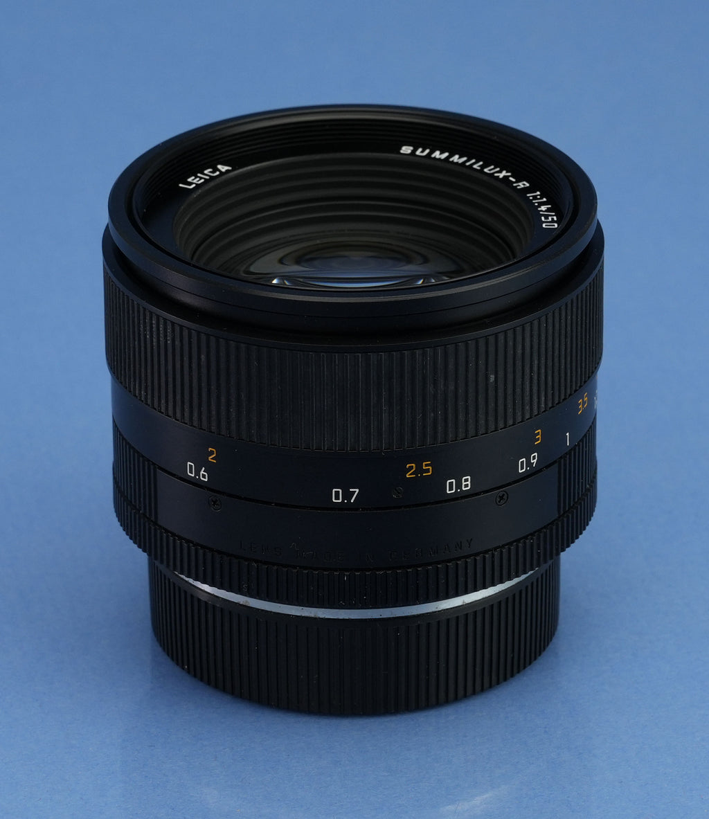 LEICA LEITZ 50MM SUMMILUX-R F1.4 E60 11344 ROM LATE # LENS +CASE +BOX ...