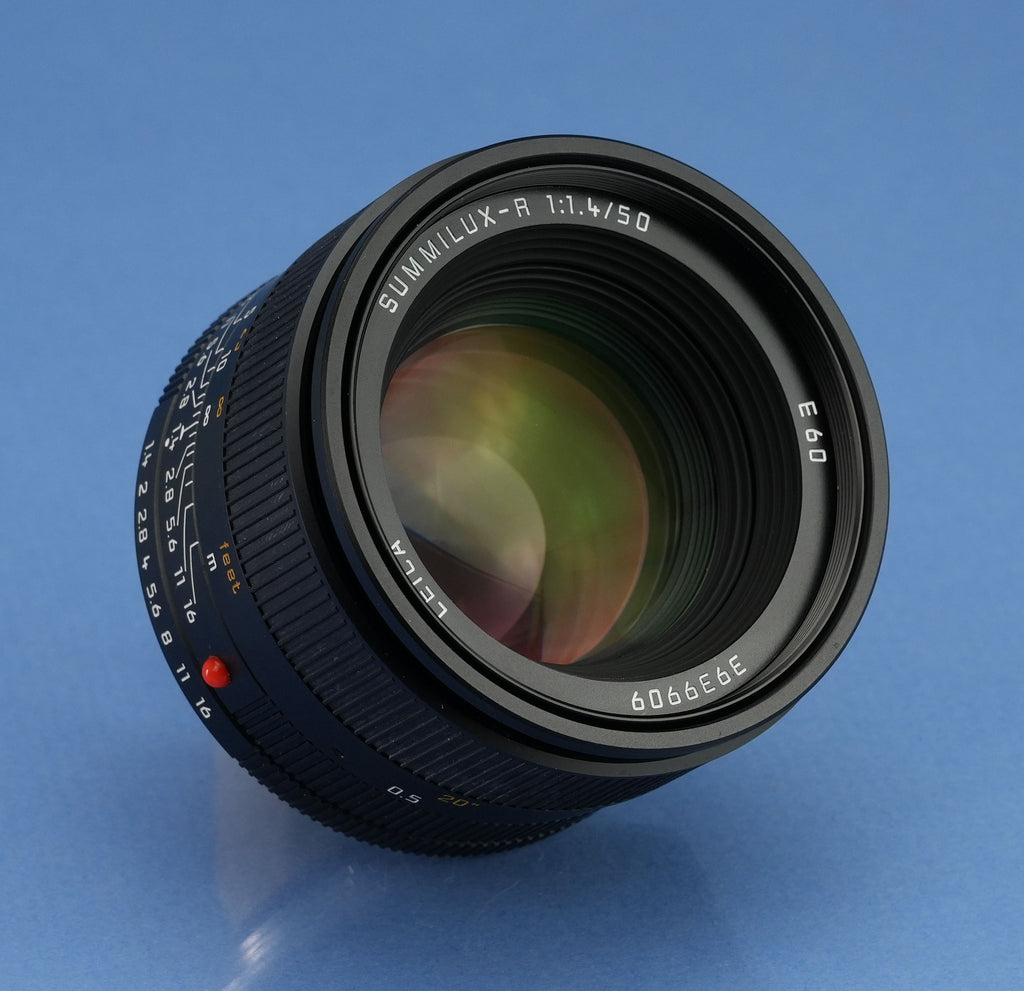 LEICA LEITZ 50MM SUMMILUX-R F1.4 E60 11344 ROM LATE # LENS +CASE +BOX ...