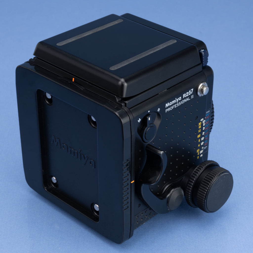 MAMIYA RZ67 PRO II PROFESSIONAL 6X7 MEDIUM FORMAT CAMERA BODY +CAPS +B ...