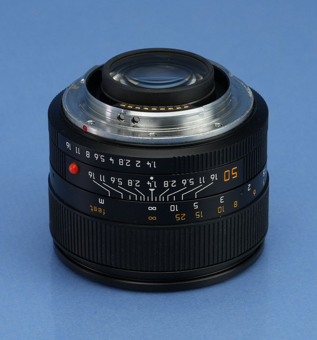 LEICA LEITZ 50MM SUMMILUX-R F1.4 E60 11344 ROM LATE # LENS +CASE +BOX ...